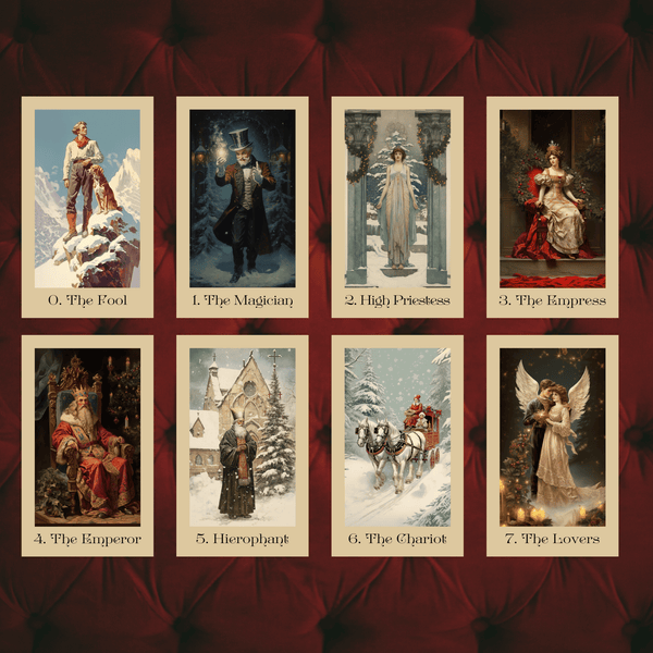 Vintage Christmas Tarot – 78 Card Holiday Deck by Hattie Thorn – Hattie ...
